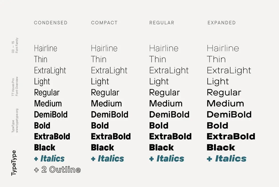 TT Hoves Pro Font - YouWorkForThem