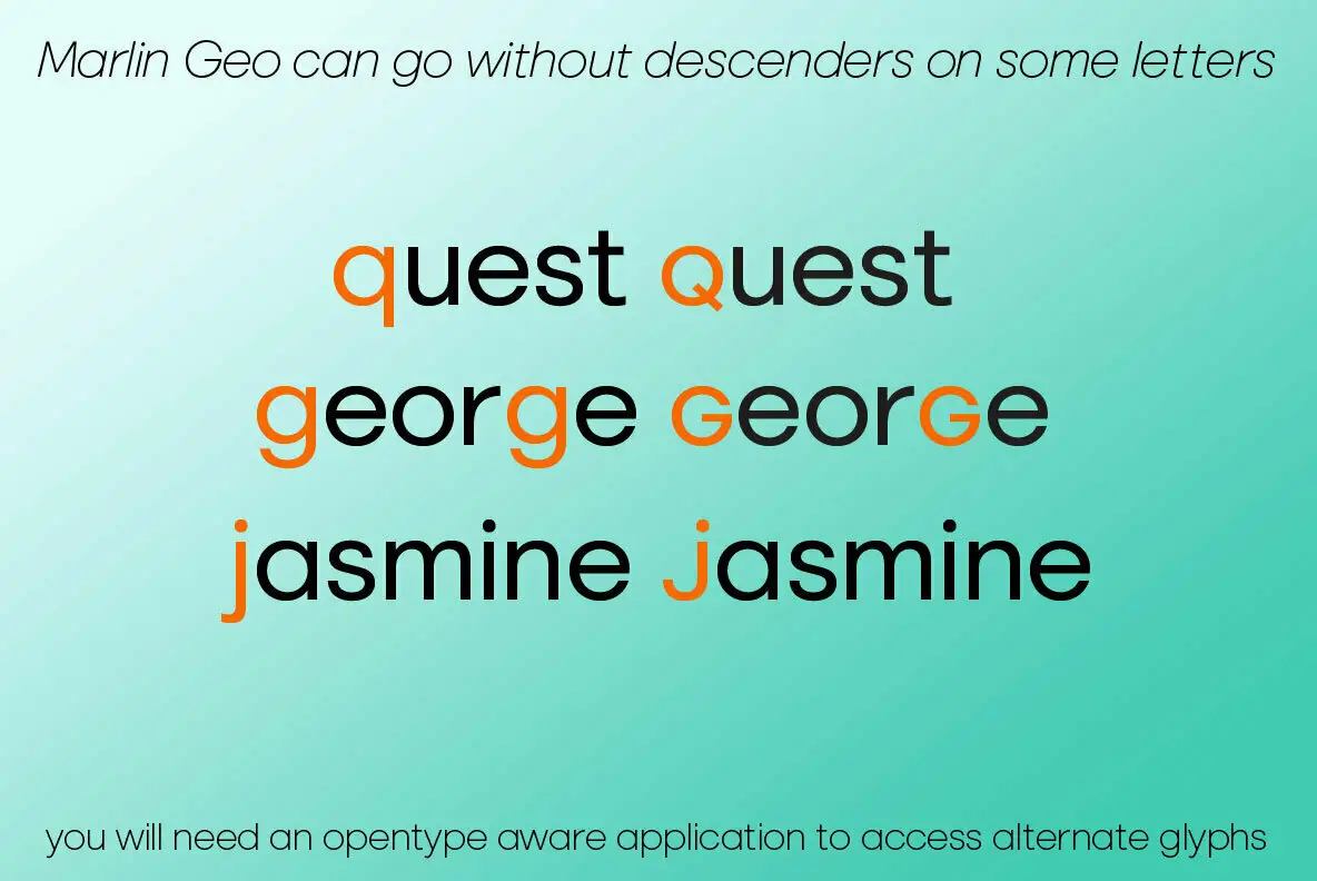 Marlin Geo Font - FontPath