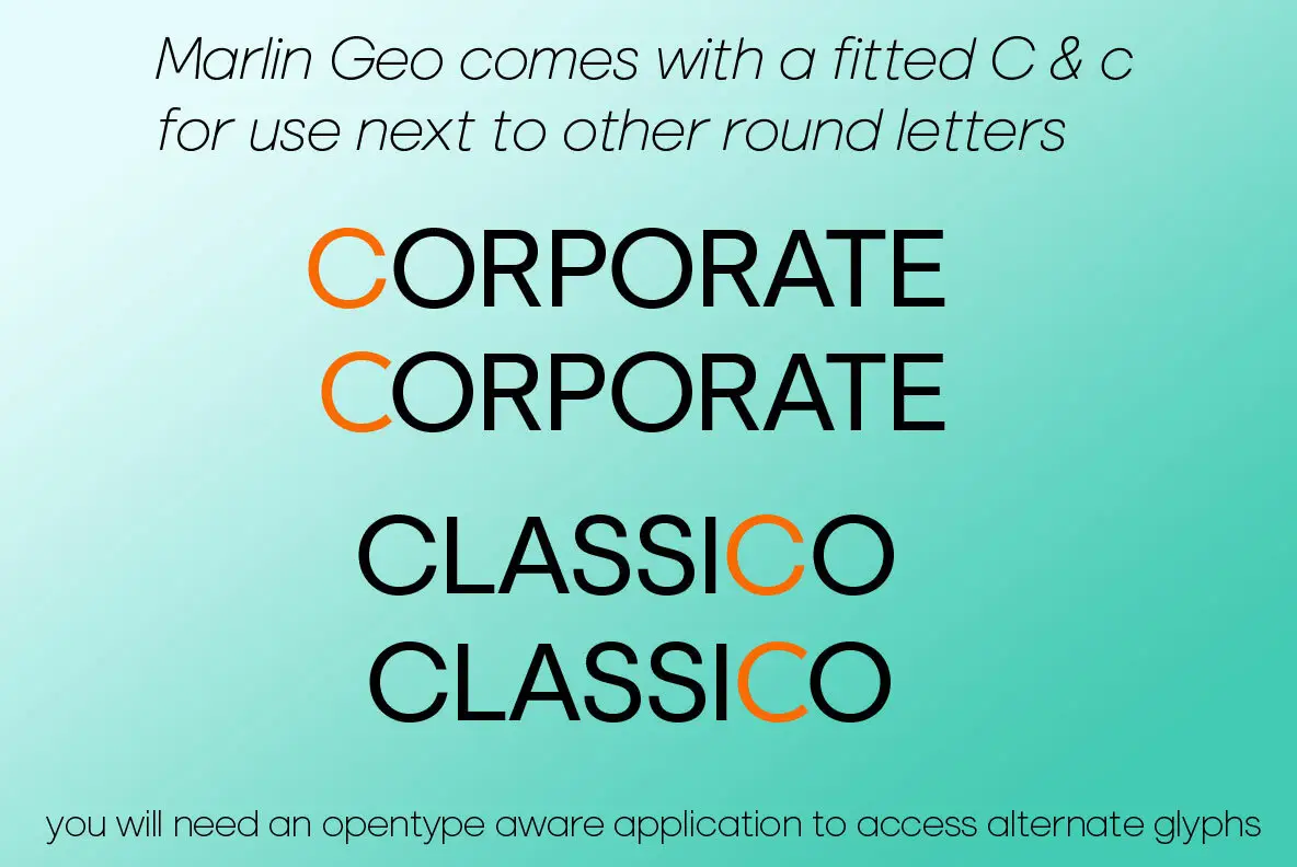 Marlin Geo Font - FontPath