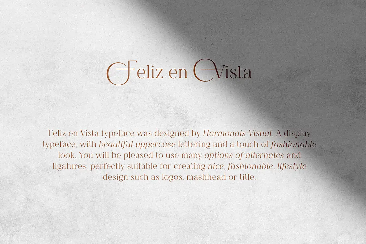 Feliz en Vista Font - FontPath