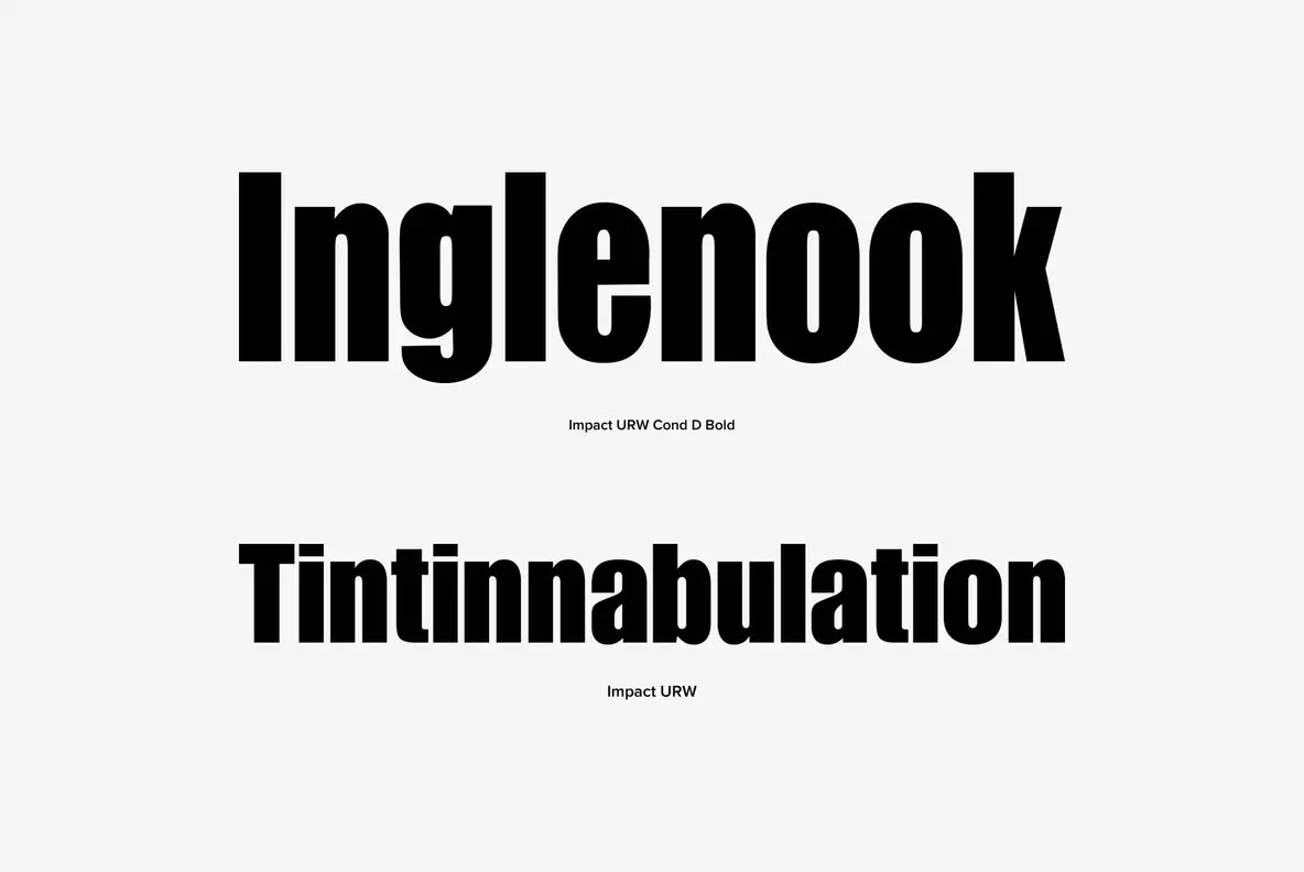 Impact Font - YouWorkForThem