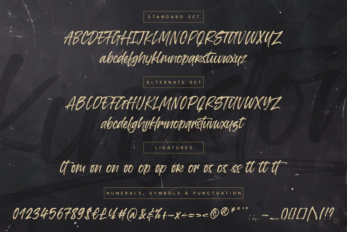 Kingston Font - YouWorkForThem