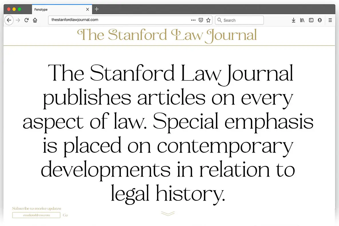 Lawrence Font - YouWorkForThem