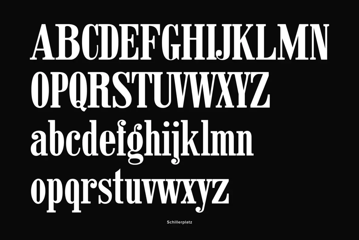 Schillerplatz Font - FontPath