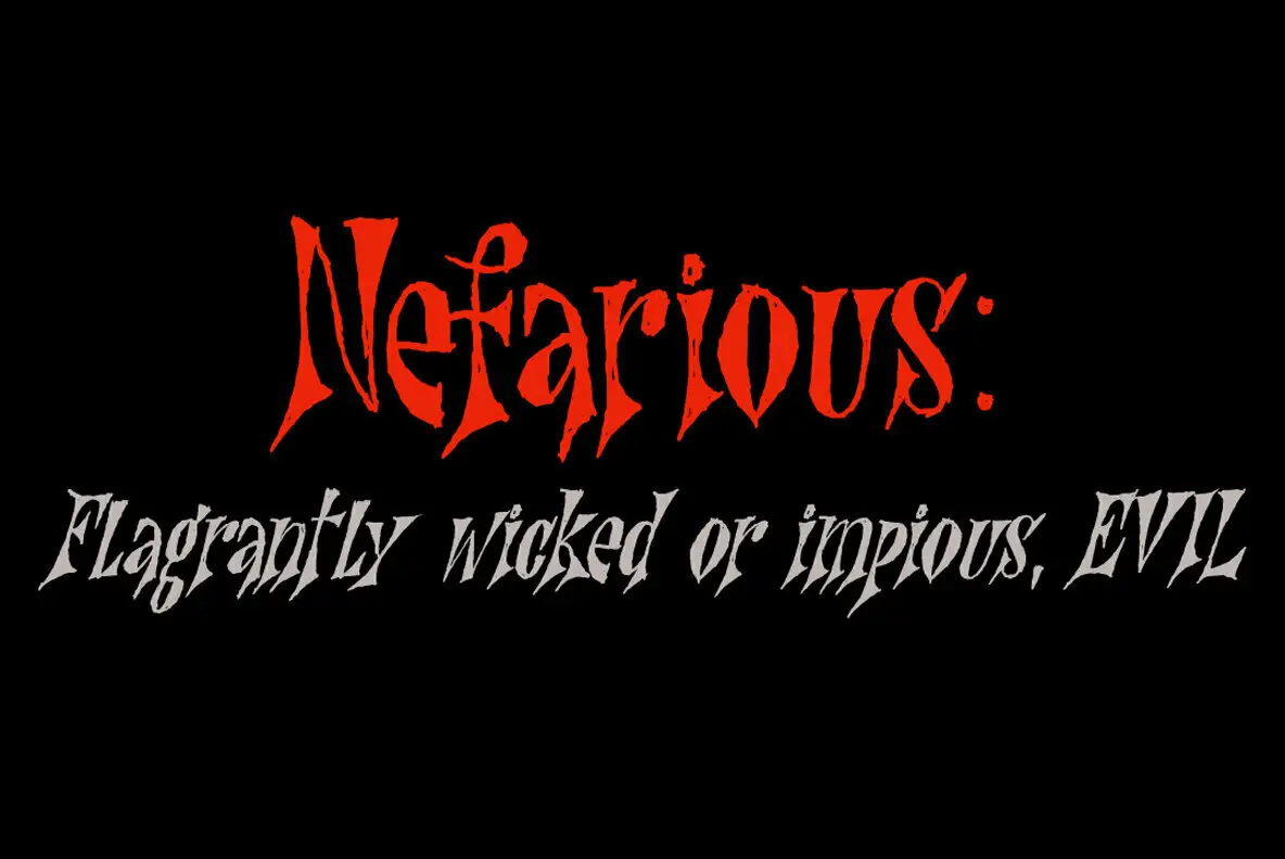 Nefarious Font - FontPath