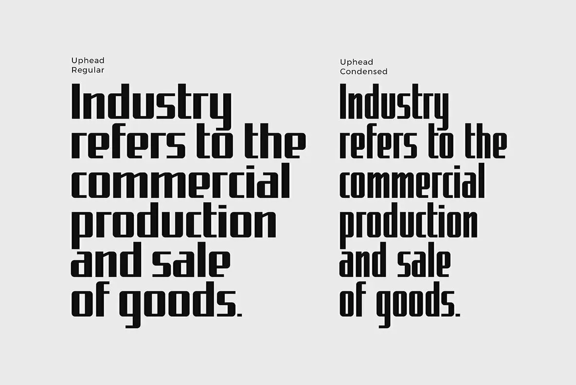 Uphead Typeface Font - FontPath