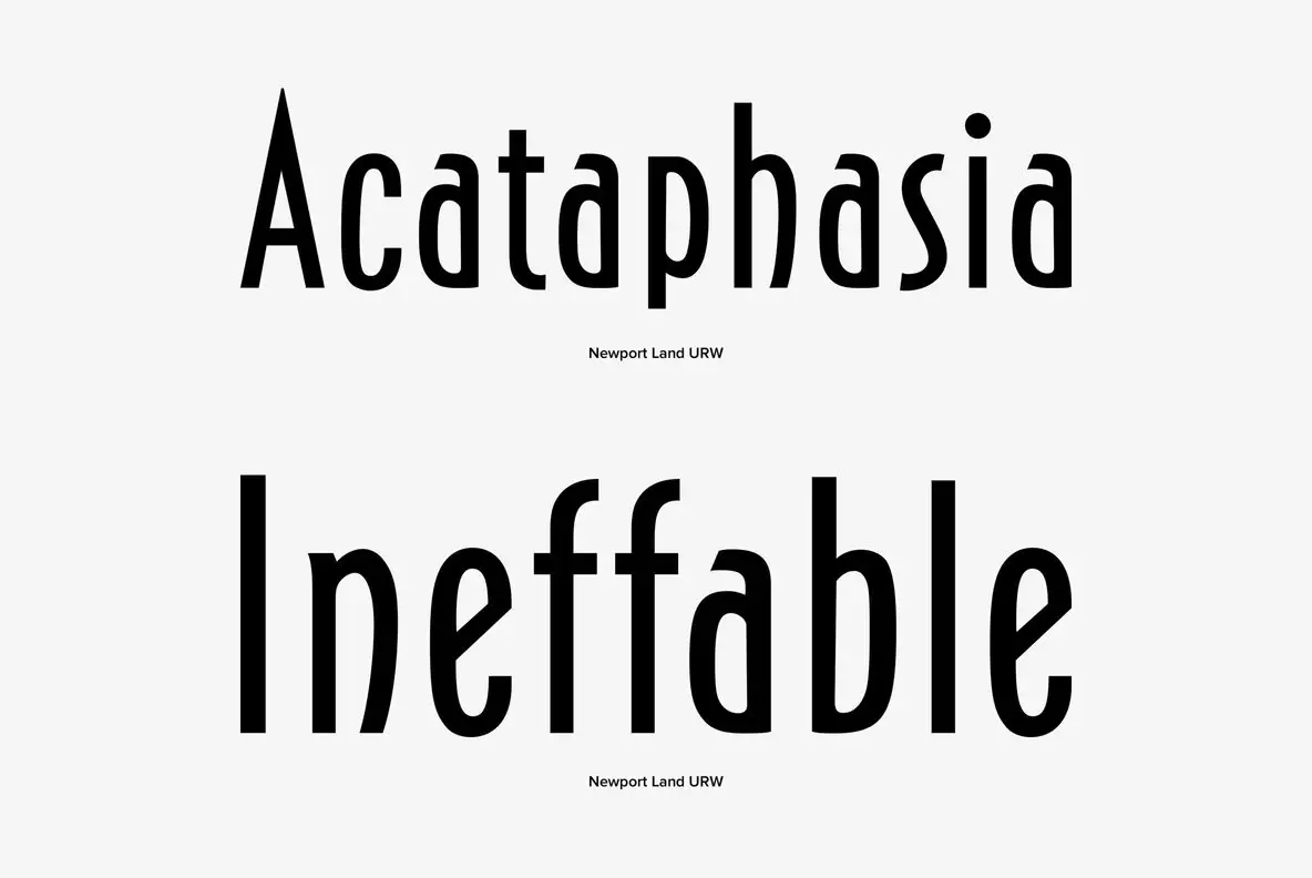 Newport Land Font - YouWorkForThem