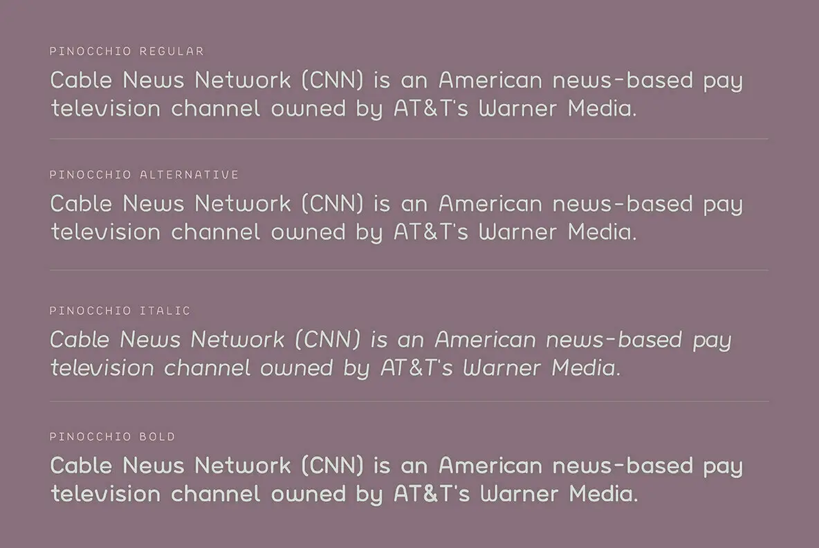 Pinocchio Font - FontPath