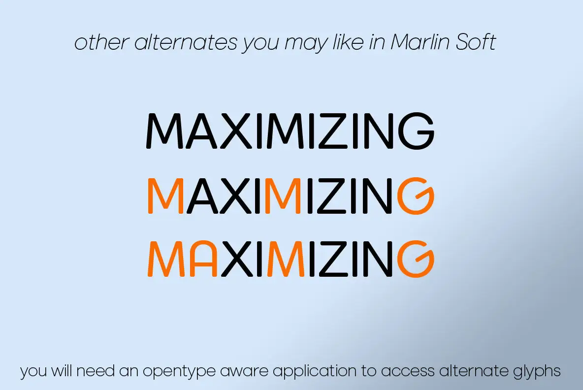 Marlin Soft Font - FontPath