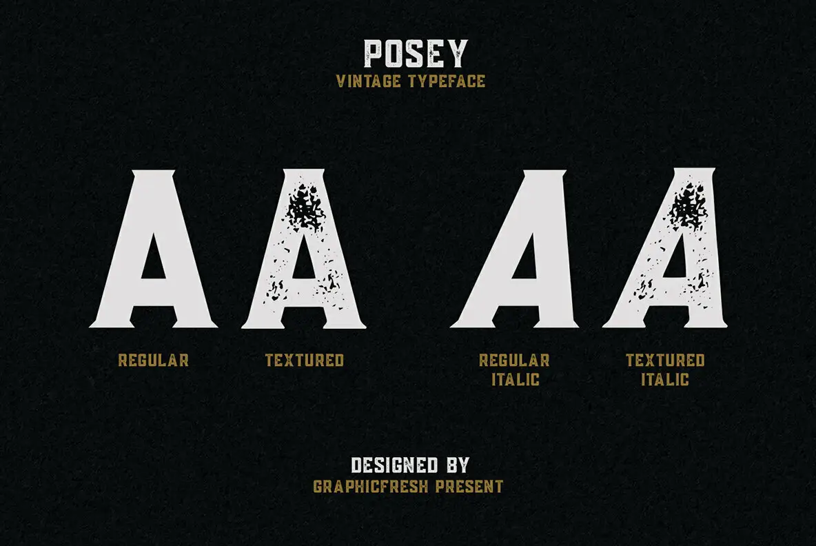 Posey Font - YouWorkForThem