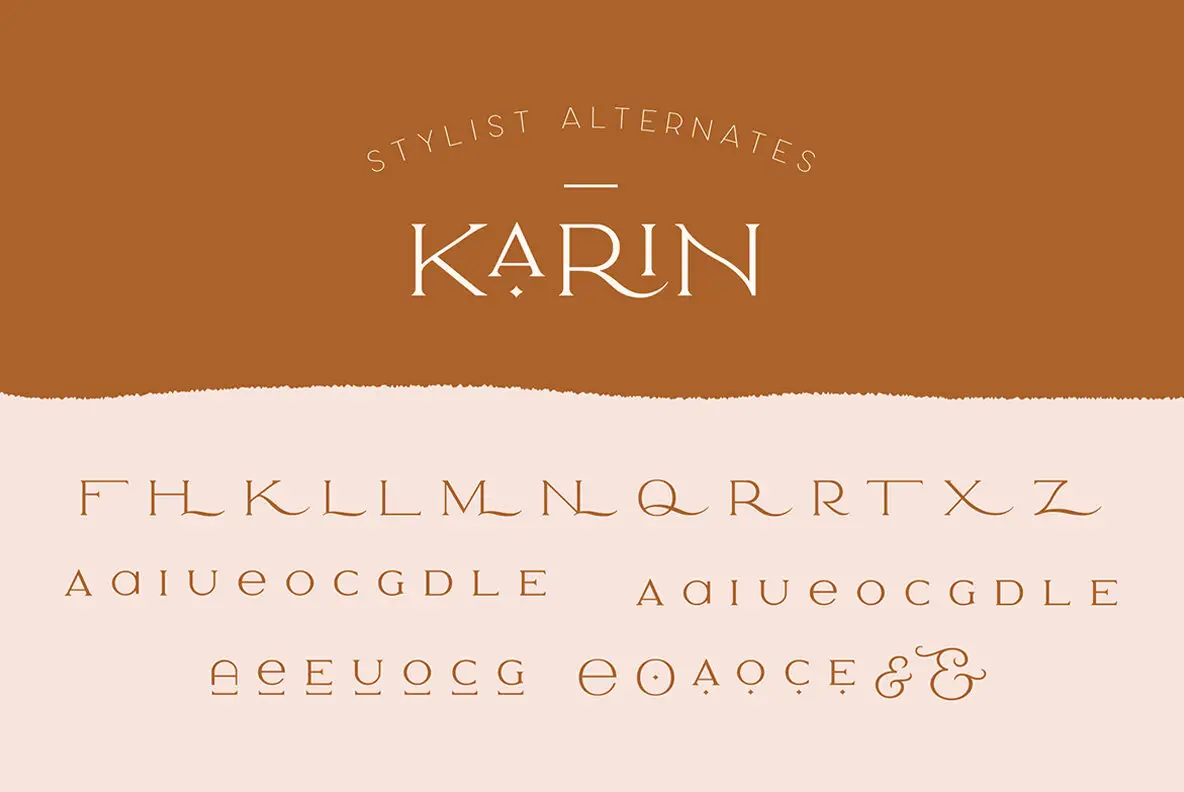Elegant Karin Font - FontPath