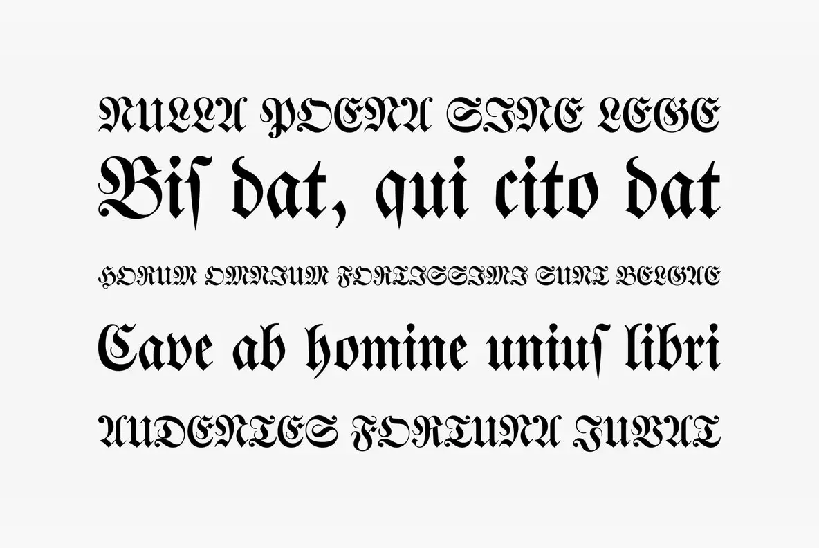 Walbaum Fraktur Font - FontPath