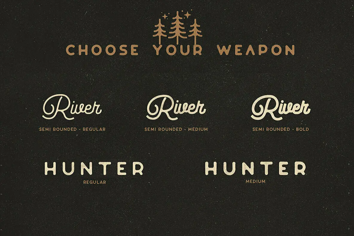 Riverfall Semi Rounded Font - FontPath