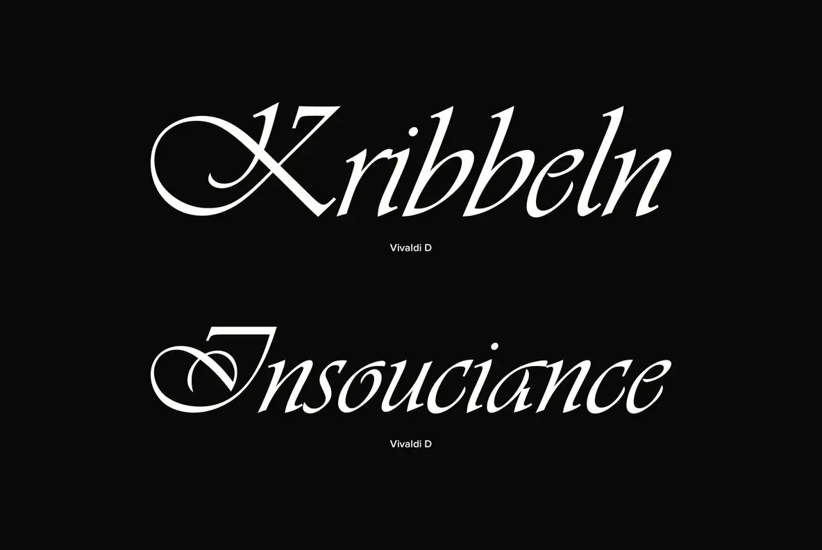 Vivaldi Font - YouWorkForThem