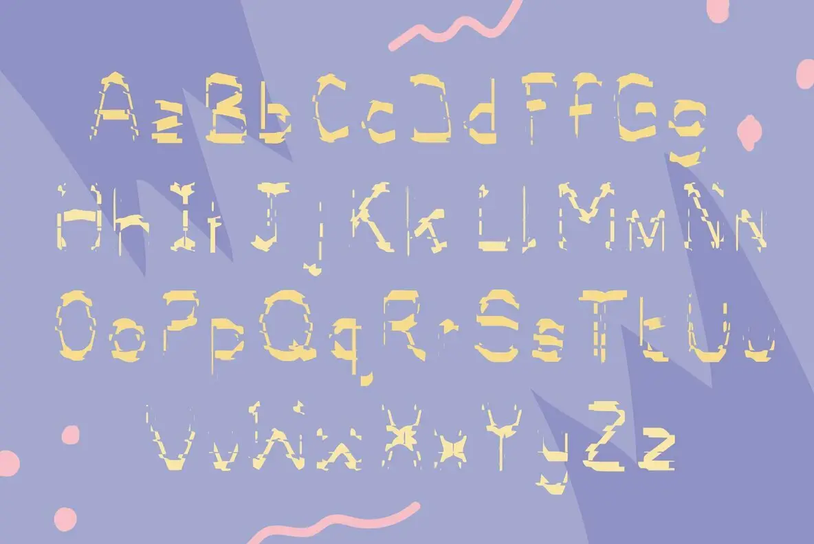 Tech Glitch Font - FontPath