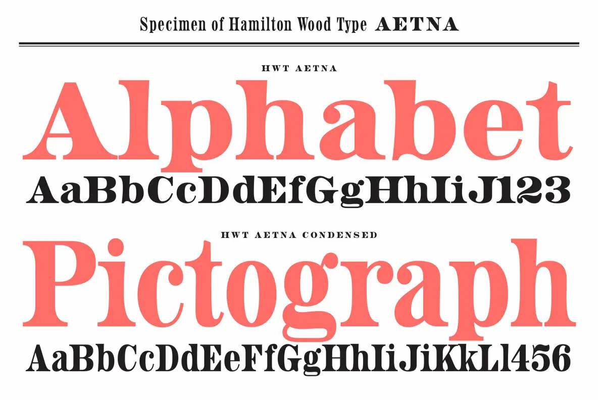 HWT Aetna Font - FontPath