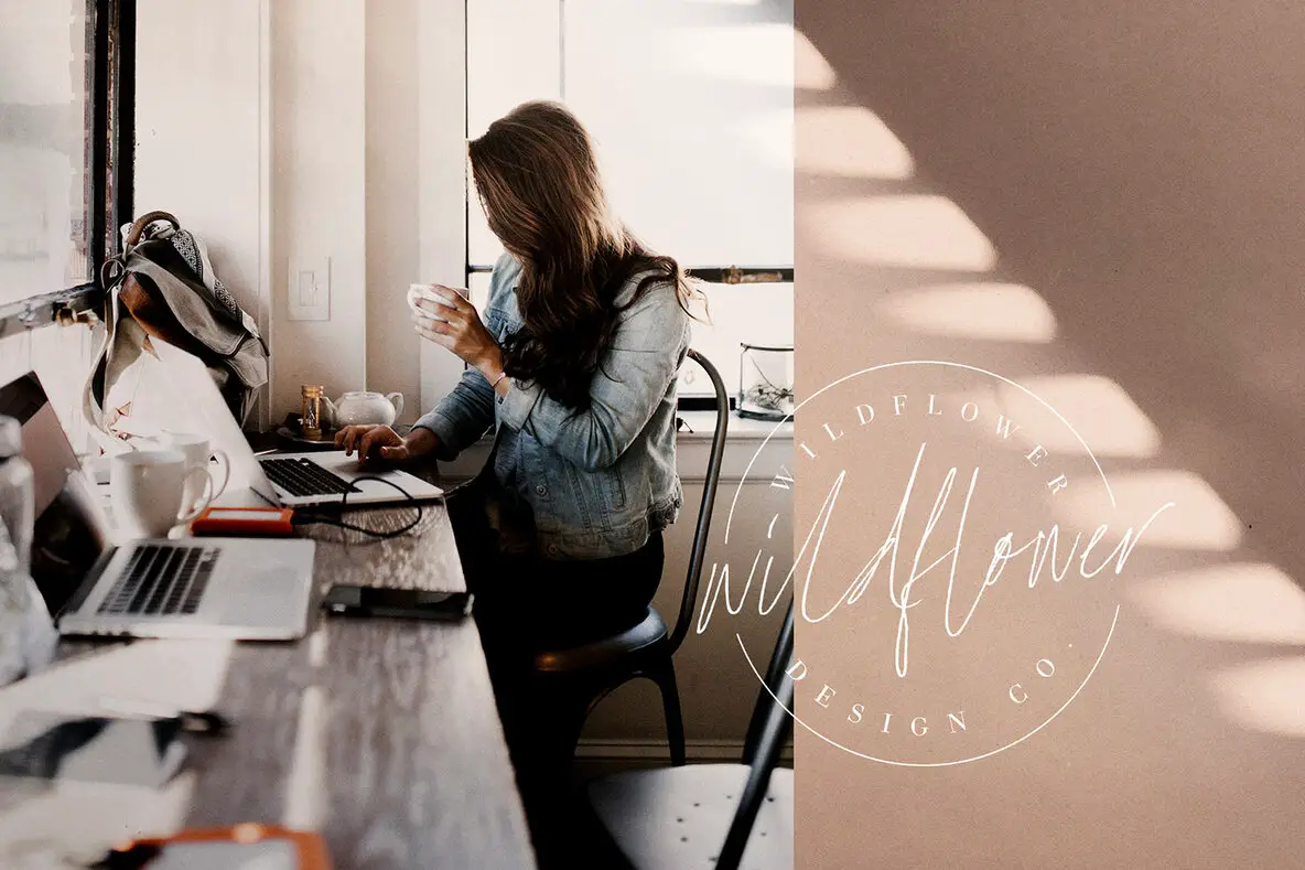 Coral Blush Font Duo Font - FontPath