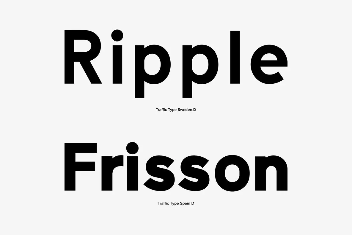 Traffic Type Font - YouWorkForThem