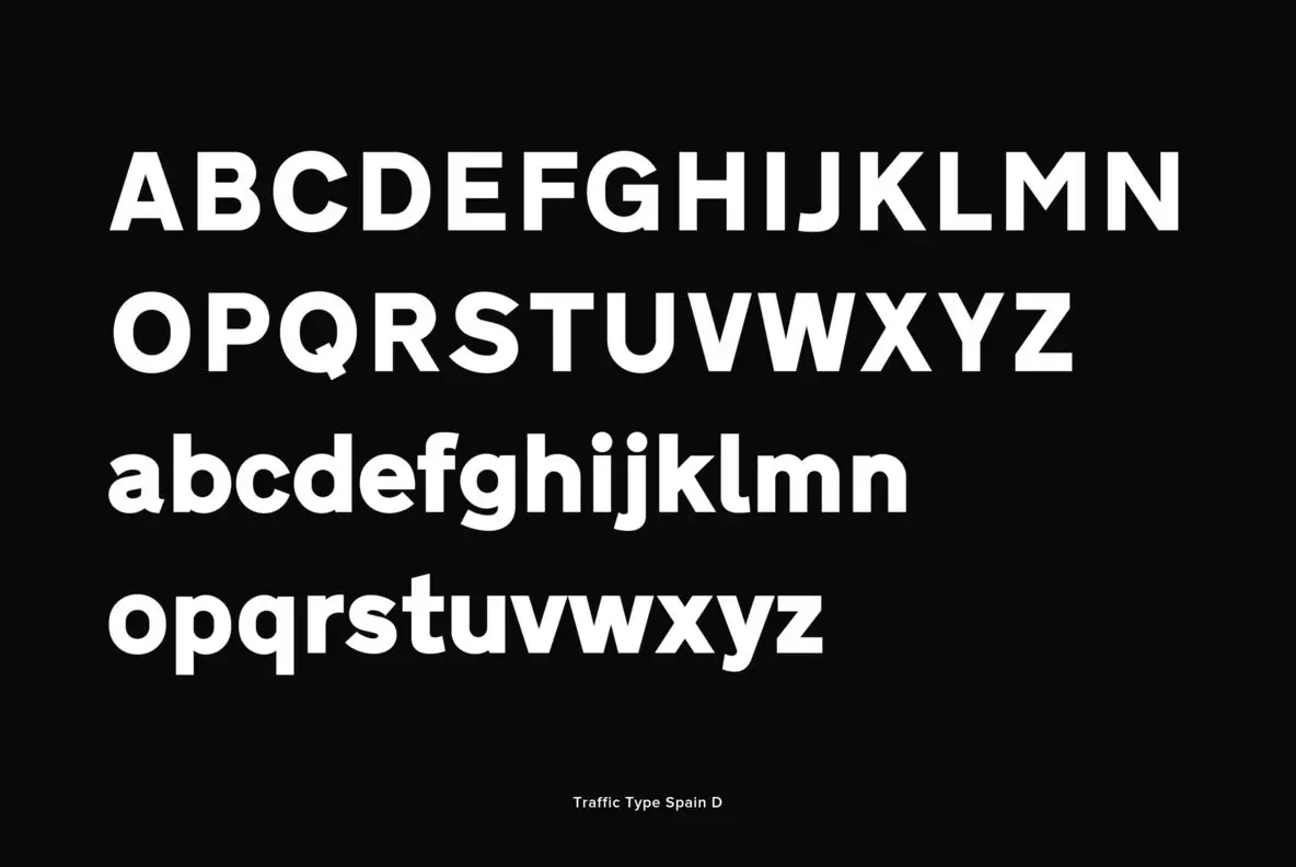 Traffic Type Font - YouWorkForThem