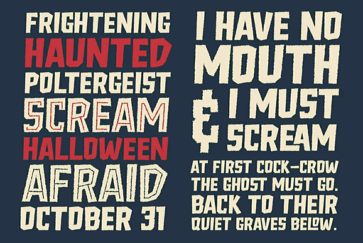 Freich Monsta Font - YouWorkForThem