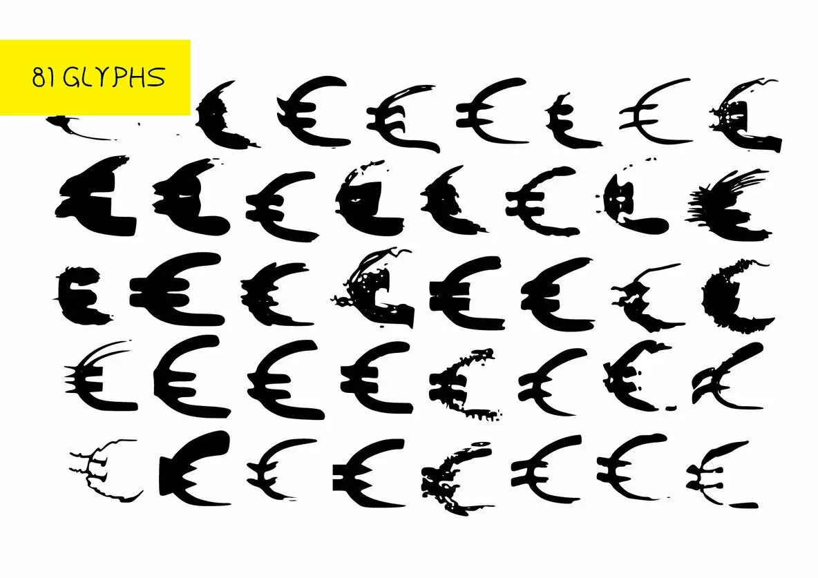 BM Graphics - Euro Symbol Font - YouWorkForThem