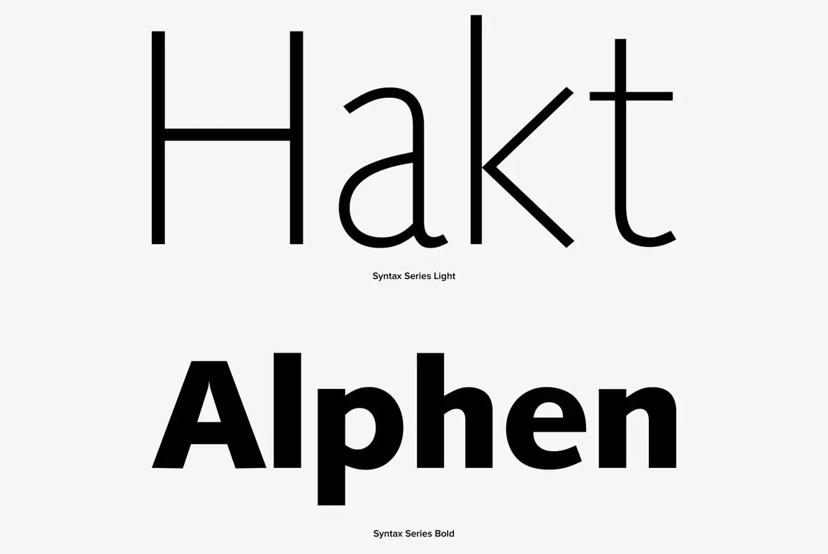 Syntax Series Font - YouWorkForThem