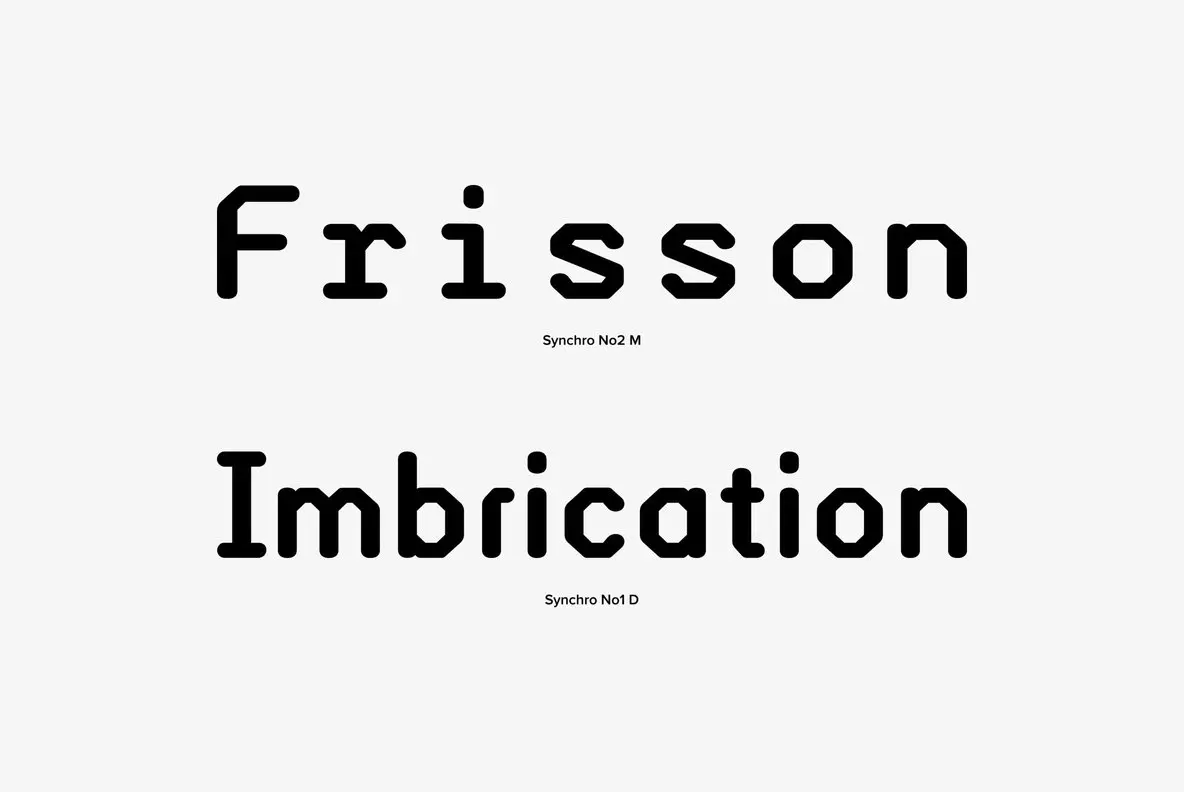 Synchro Font - YouWorkForThem