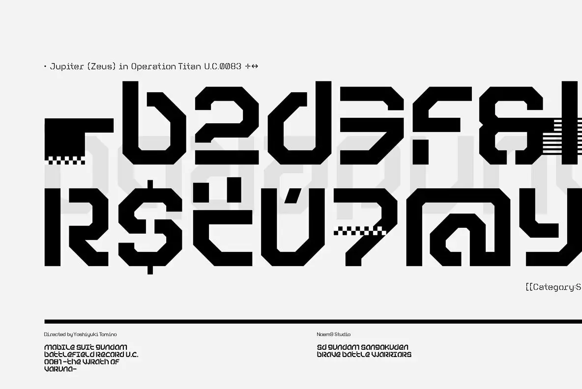 Jelion Stencil Font - FontPath