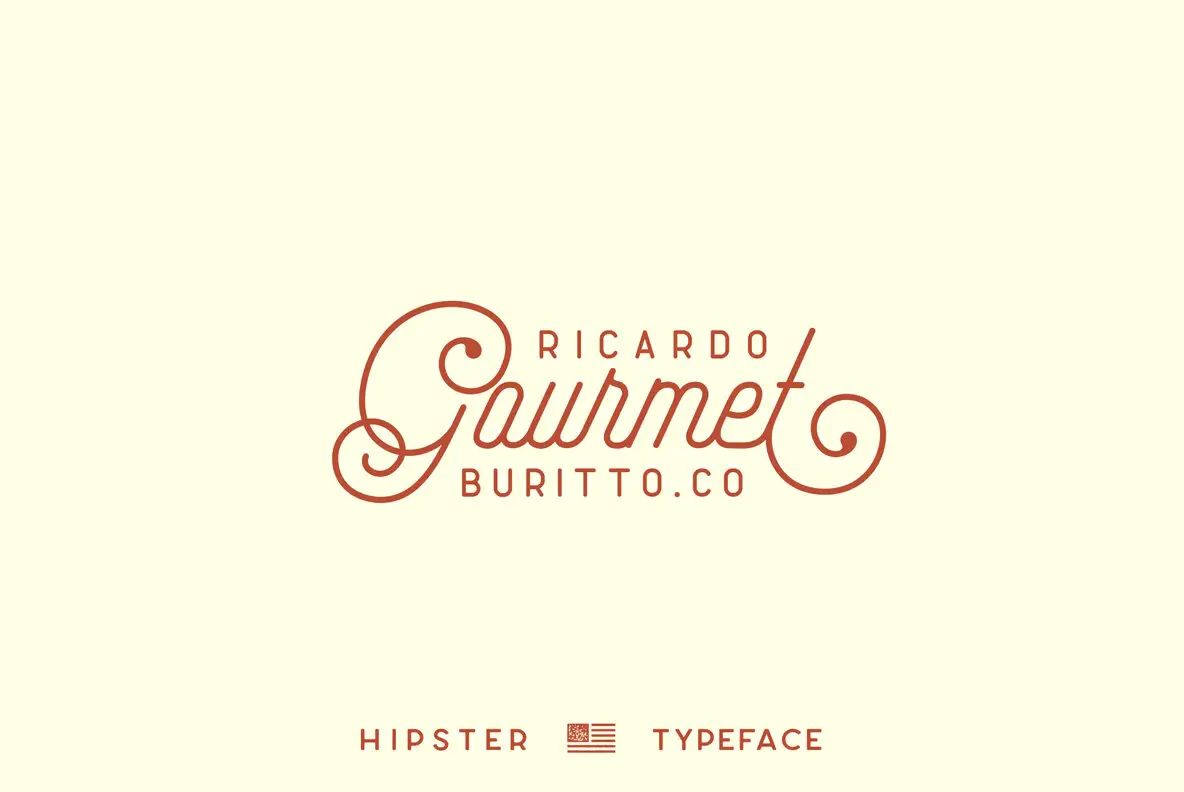 Hipster Script and Sans Font - YouWorkForThem