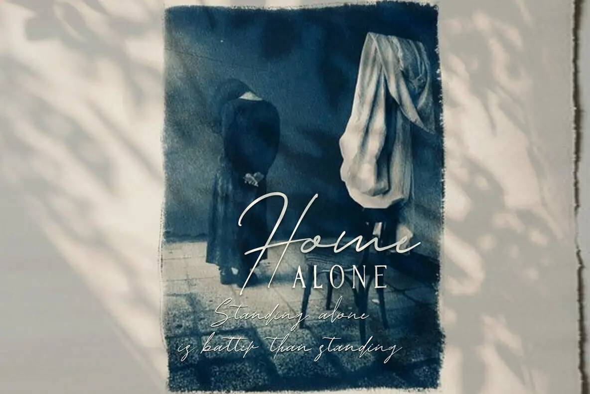 Cyanotype Font - YouWorkForThem