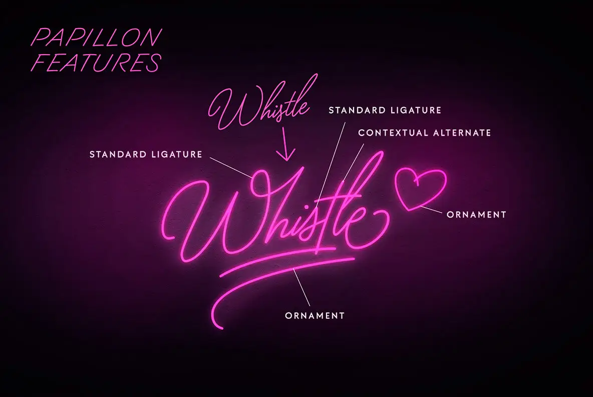 Papillon Script Font - FontPath