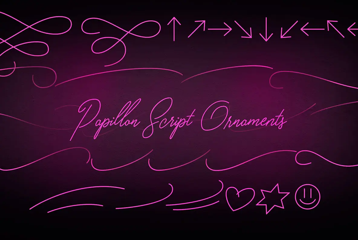 Papillon Script Font - FontPath