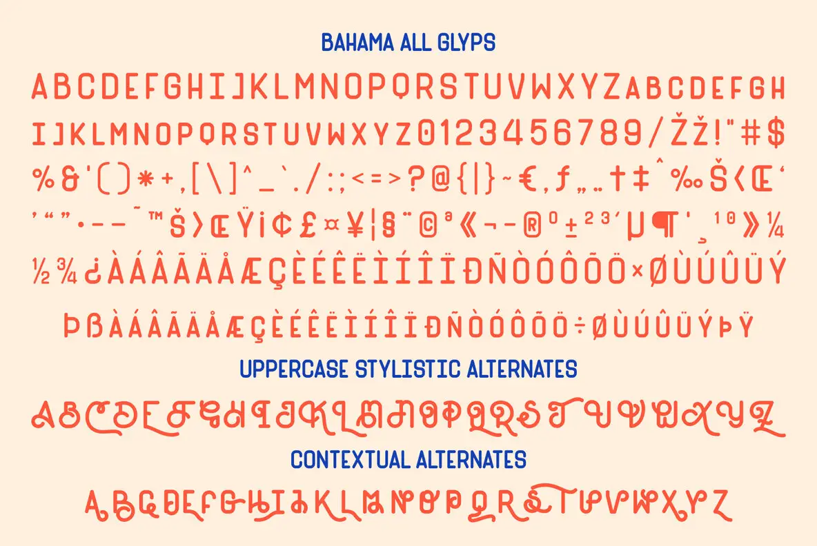 Bahama Font - YouWorkForThem