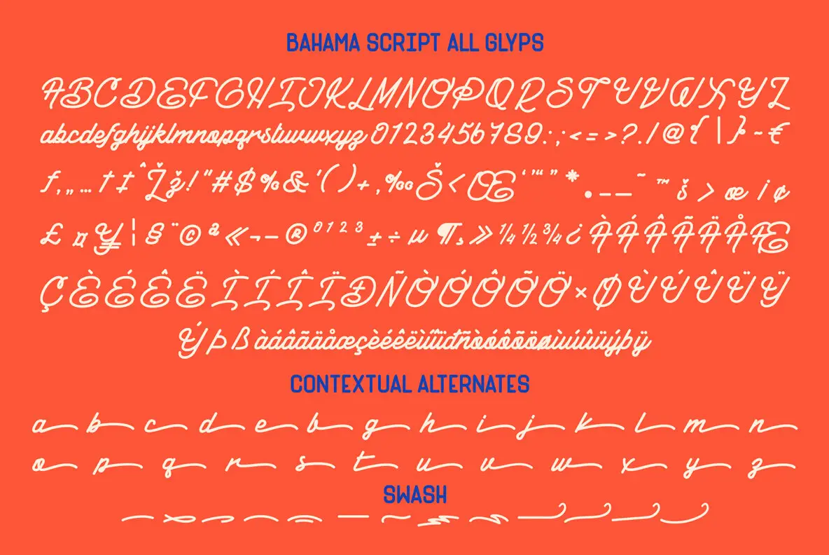 Bahama Font - YouWorkForThem