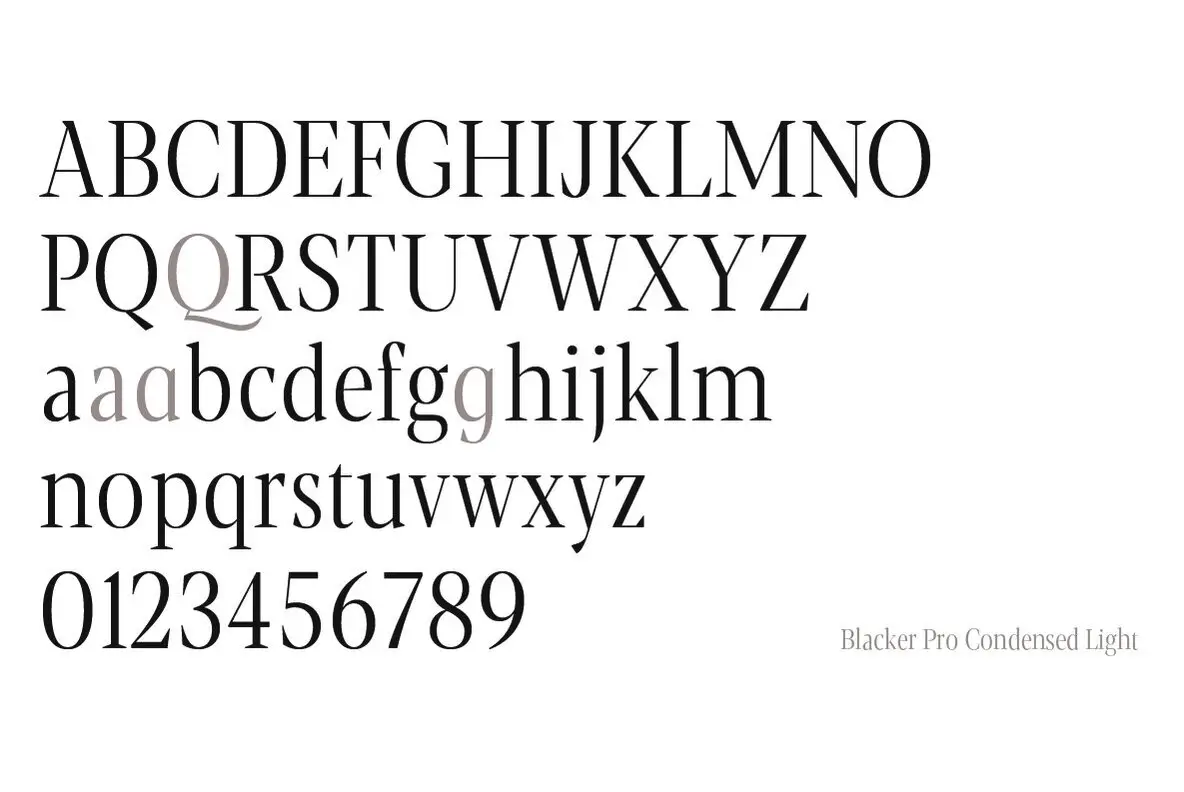 Blacker Pro Font - FontPath