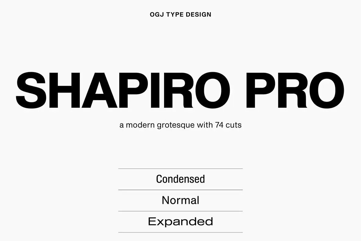 Shapiro Pro Font - FontPath