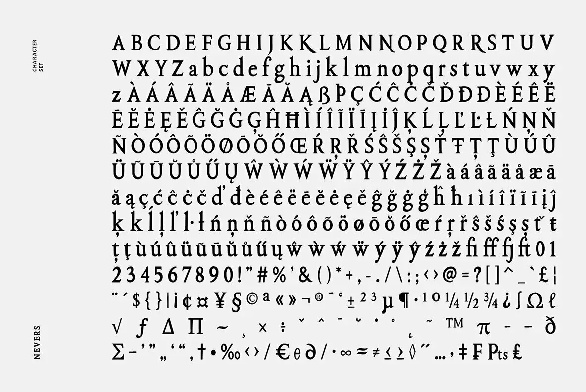 Nevers Font - FontPath