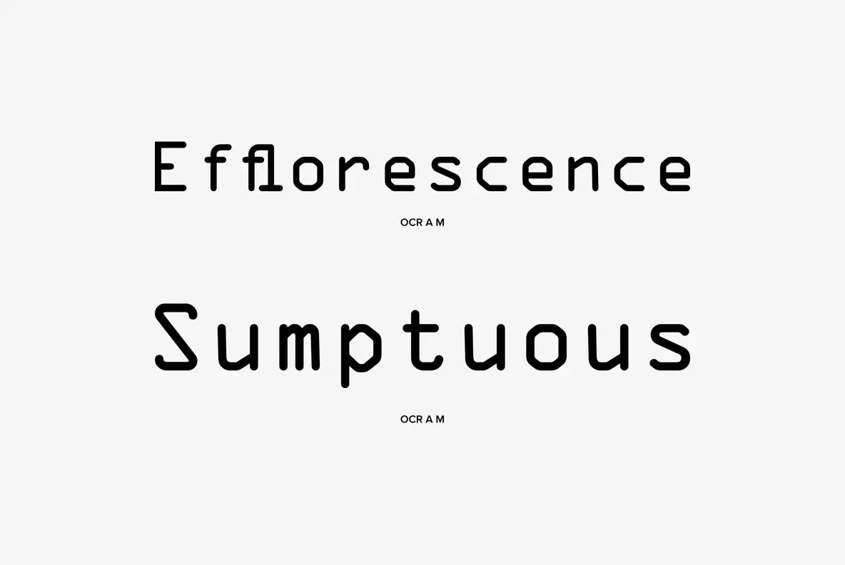 OCR A Font - FontPath