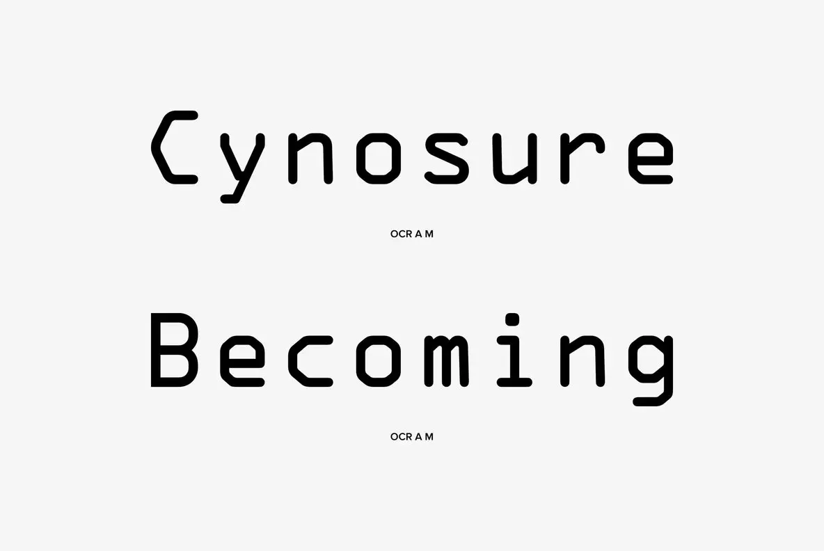 OCR A Font - FontPath