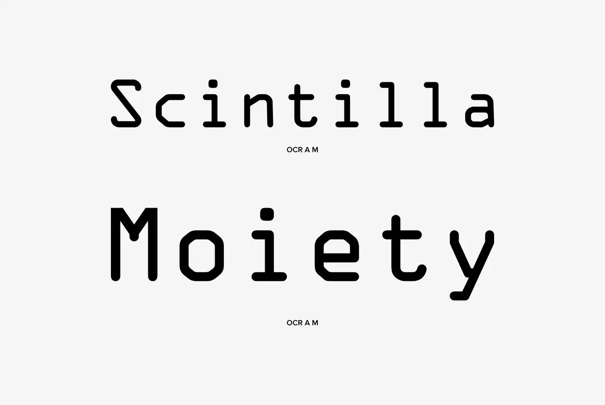 OCR A Font - FontPath