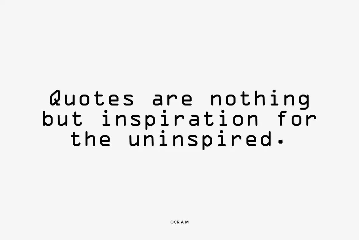 OCR A Font - FontPath