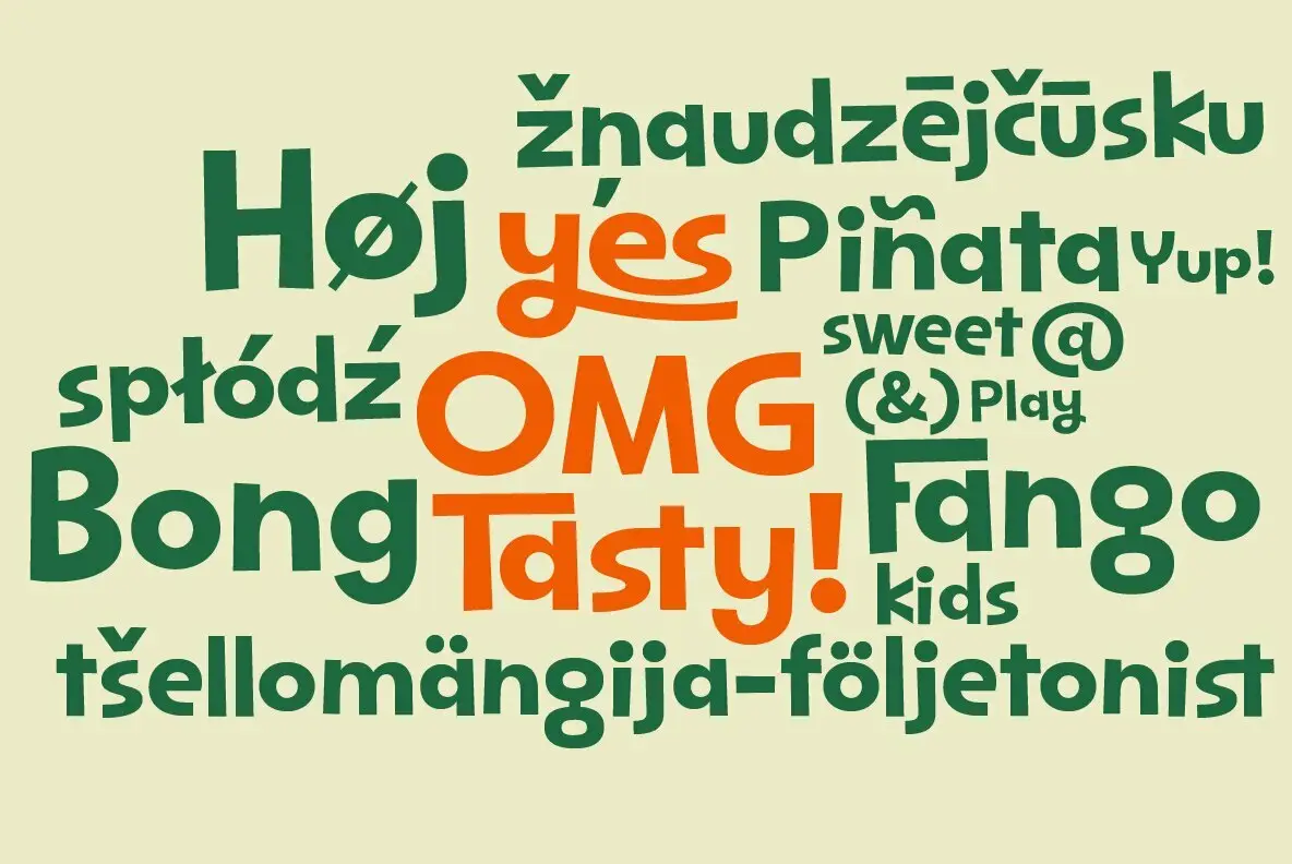 TOMO Fango Font - YouWorkForThem