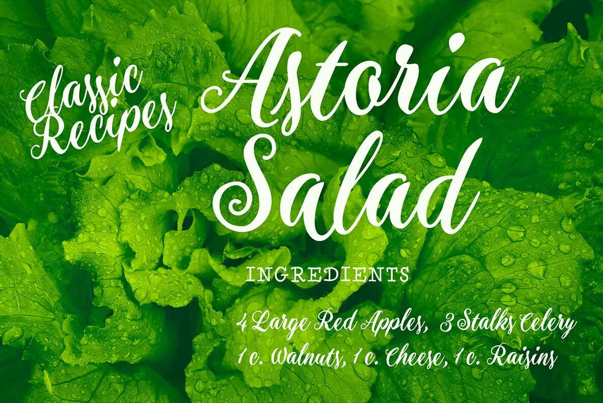 Aster Script Font - YouWorkForThem