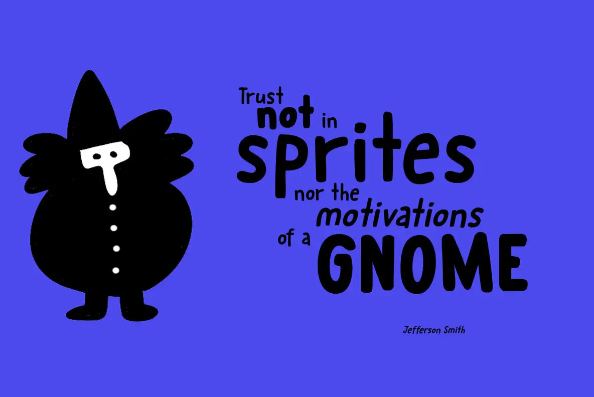 Kabouter Font - YouWorkForThem