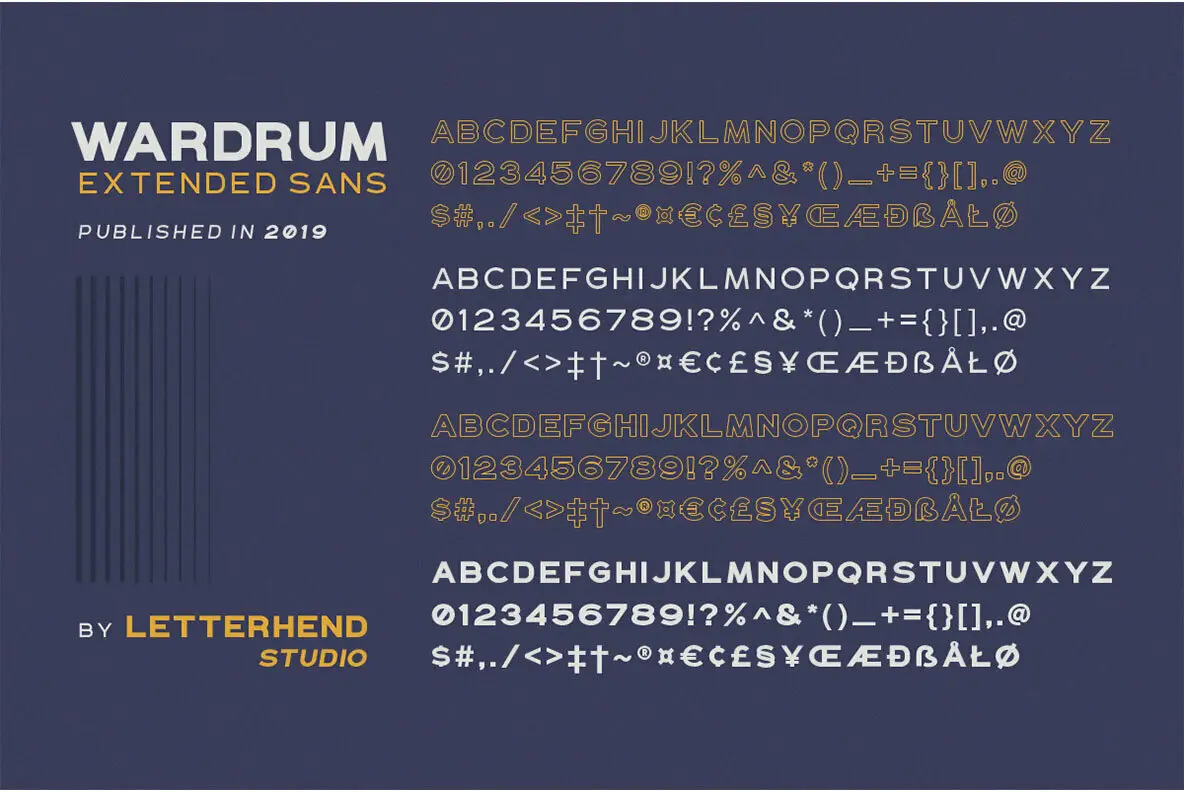 WARDRUM Font - YouWorkForThem