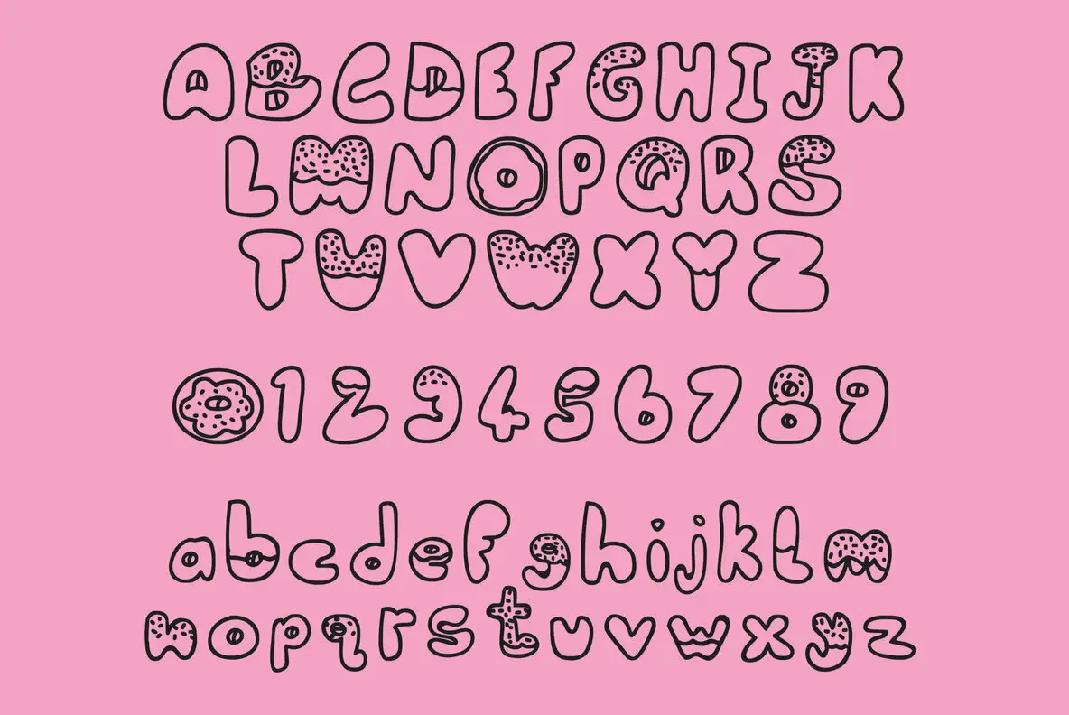 Donut Font - FontPath