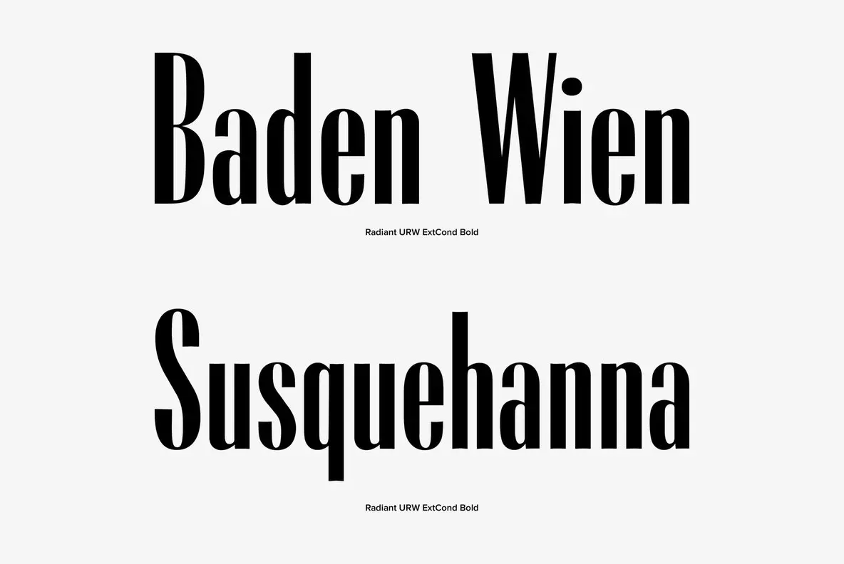 Radiant Font - YouWorkForThem