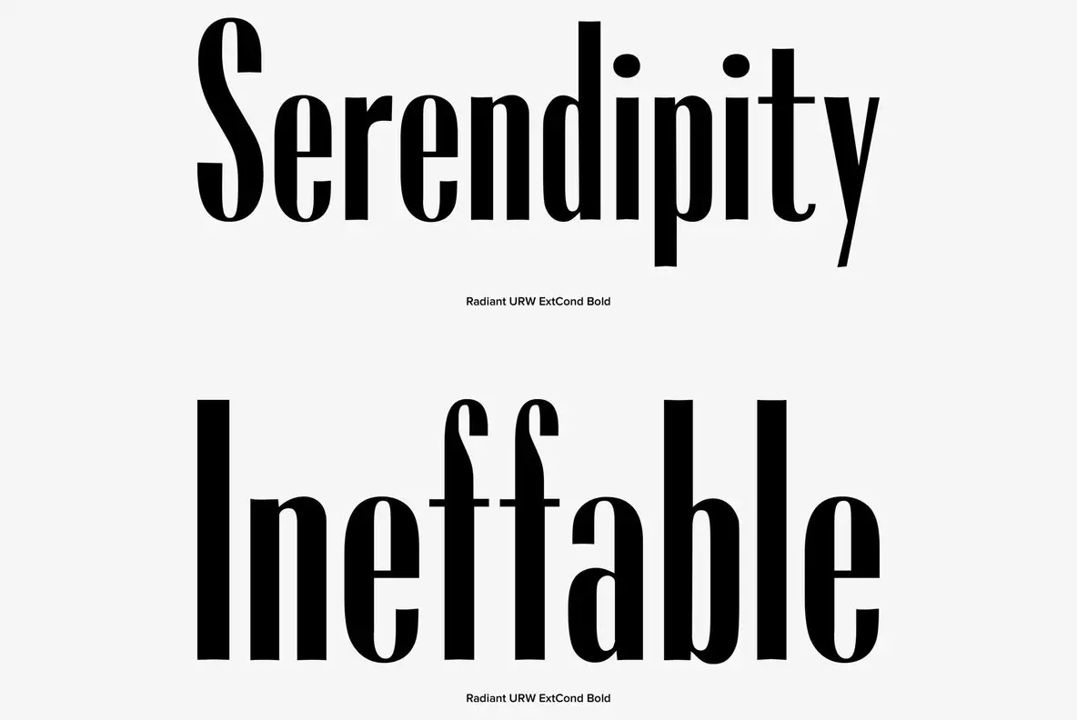 Radiant Font - YouWorkForThem