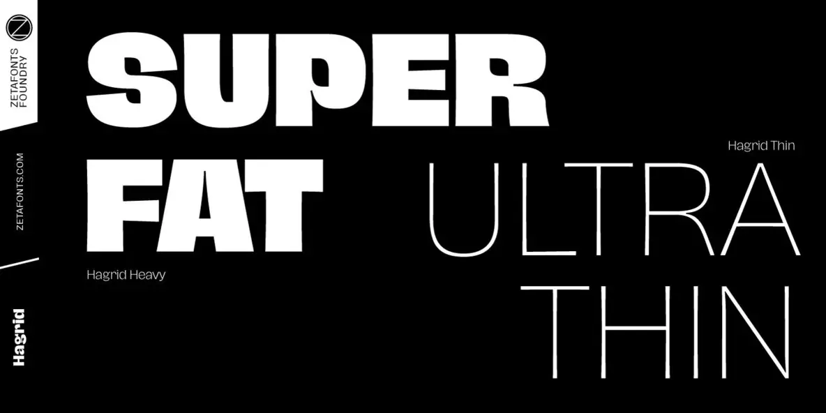 Hagrid Font - YouWorkForThem