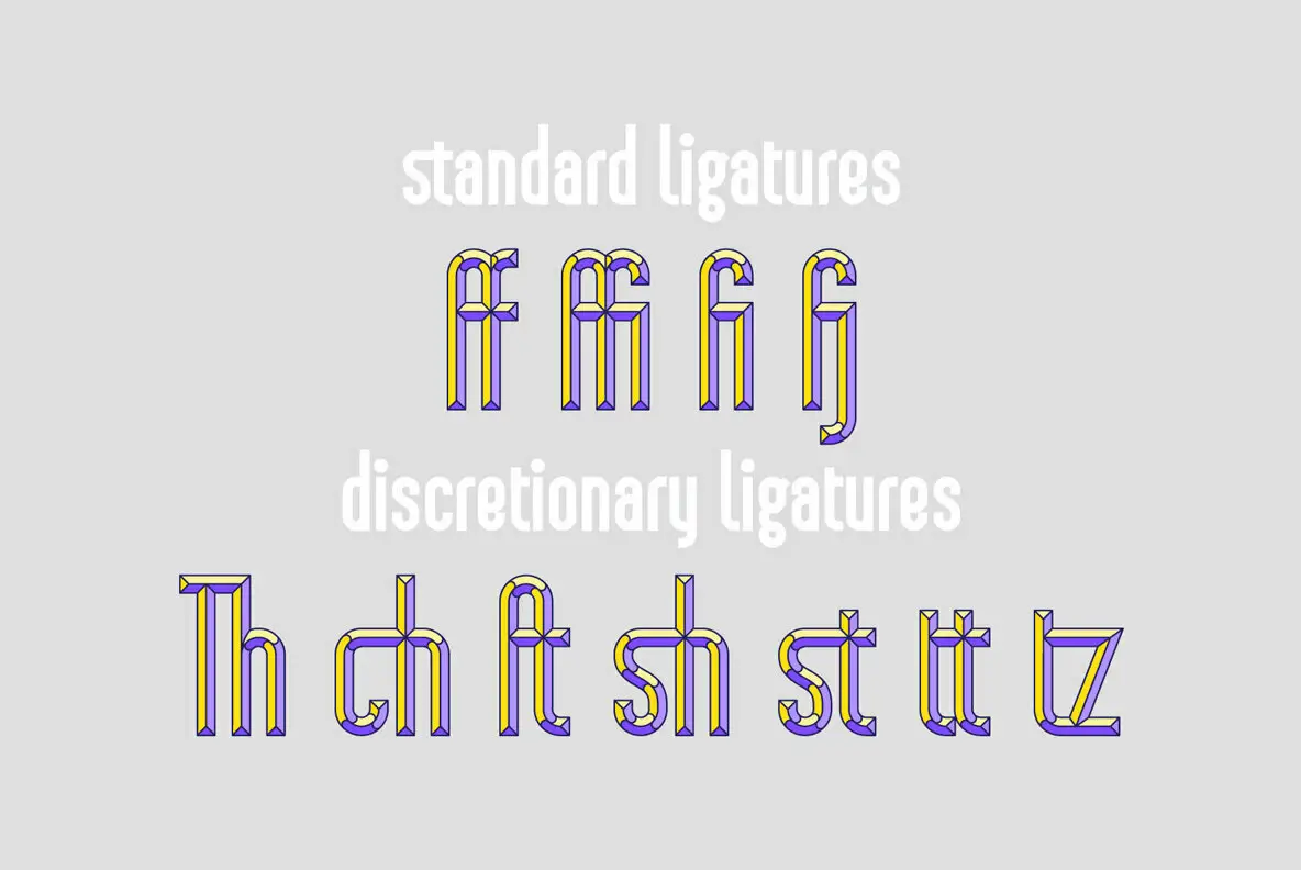 Sansterdam Color Font - YouWorkForThem